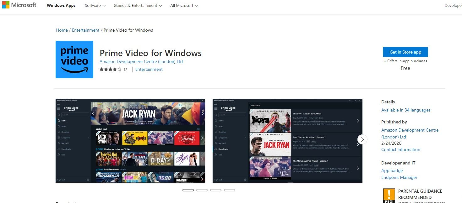 Anteprima Amazon Prime Video for Windows | La nuova UWP in arrivo sul ...